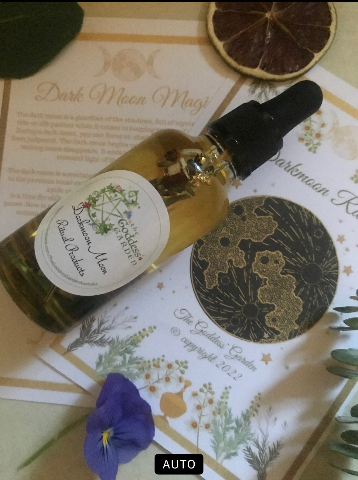 Darkmoon Ritual Alchemy Oil | The Goddess' Garden Australia
