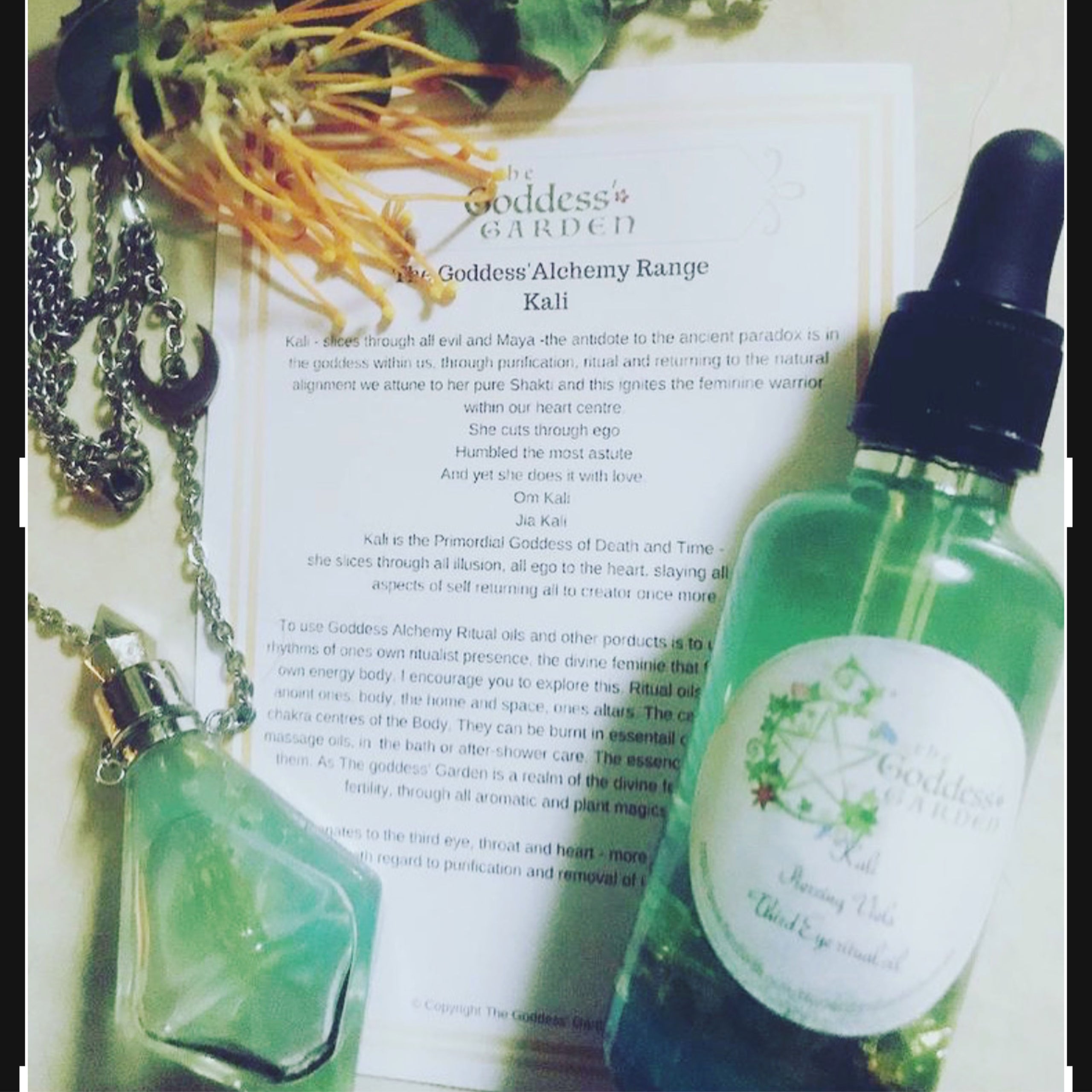 Kali Ma Ritual Oil The Goddess Alchemy Range | The Goddess' Garden ...